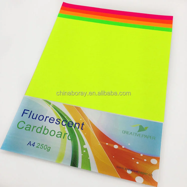 A4 Fluorescent Color Paper/neon Paper For Printing And Handcraft - Buy ...
