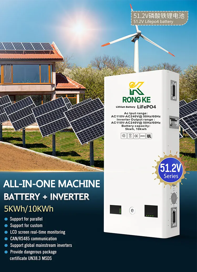 5kwh 10kwh All-in-one Inverter And Battery Lifepo4 Lithium Iron ...