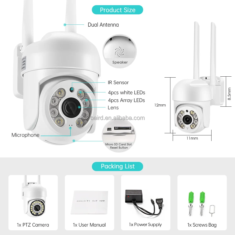 ICSEE PTZ Cameras - Reliable Outdoor Security Solutions