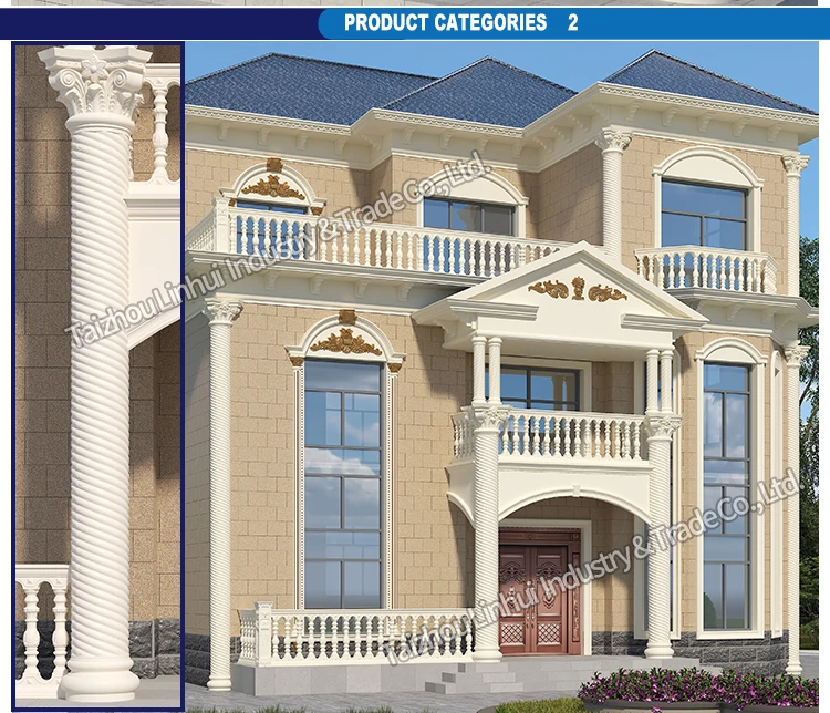 Decorative Plastic Spiral Shape Concrete Round Pillar Column Mold ...