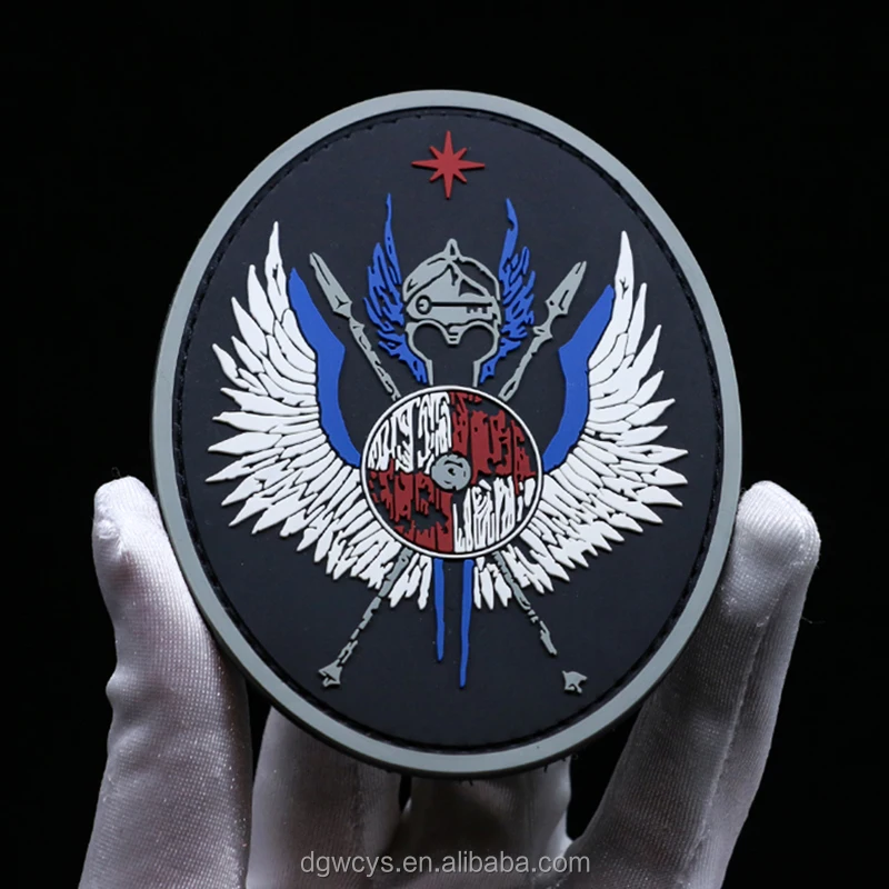 Factory Custom Tactical Gear Uniform Silicone Patches Soft Pvc Logo ...