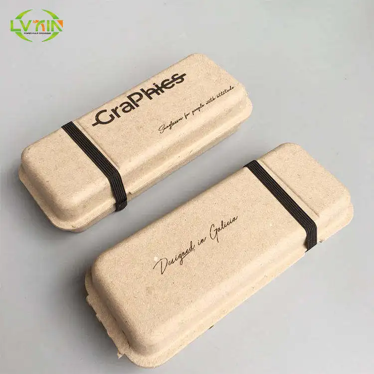 Biodegradable Paper Packing Box Degradable Dry Press Pulp Packaging ...
