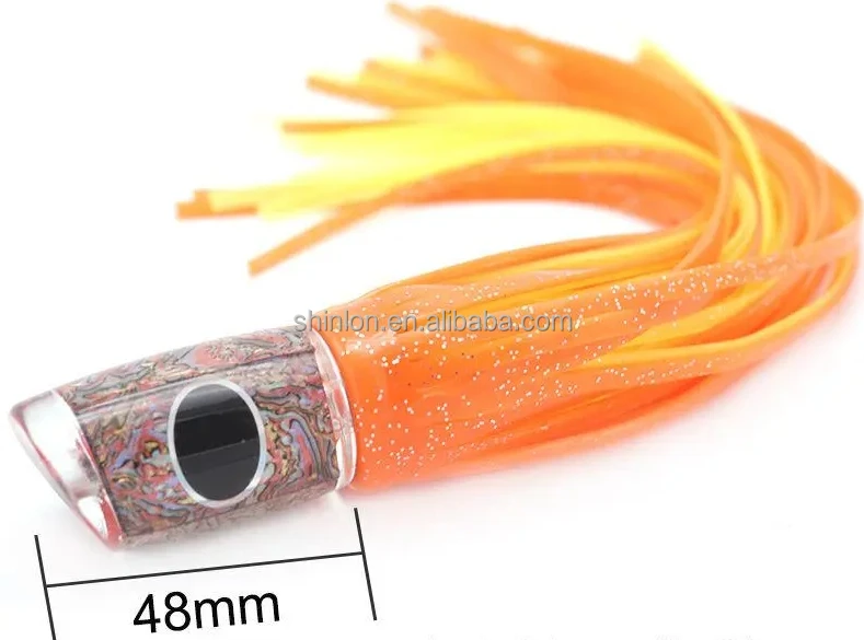 Resin Head Saltwater Big Game Marlin Tuna Mahi Wahoo Trolling Lures Sea ...