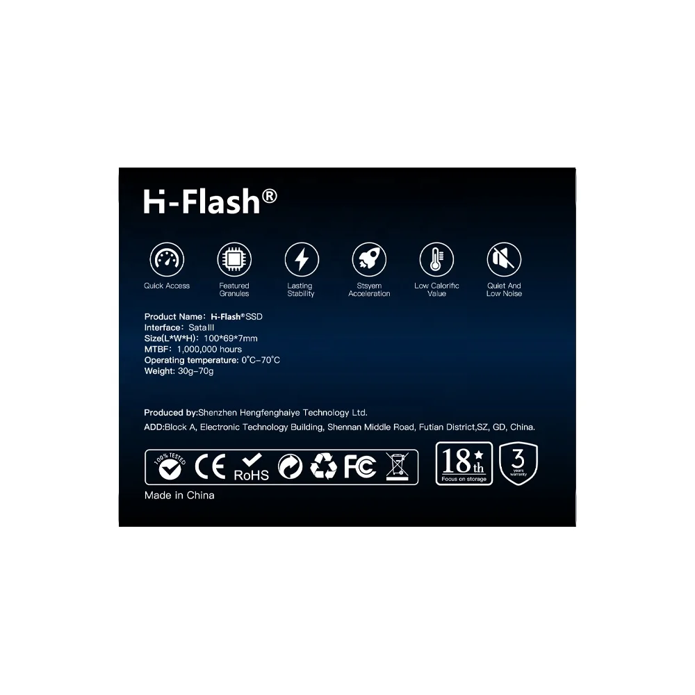 H-flash 2.5 Inch Solid State Drive 1tb High Quality Hard Drive Disk ...