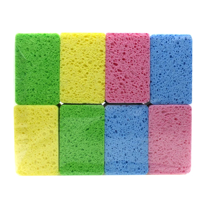 Biodegradable Dishwashing Scrubber Natural Cellulose Compressed Sponges ...