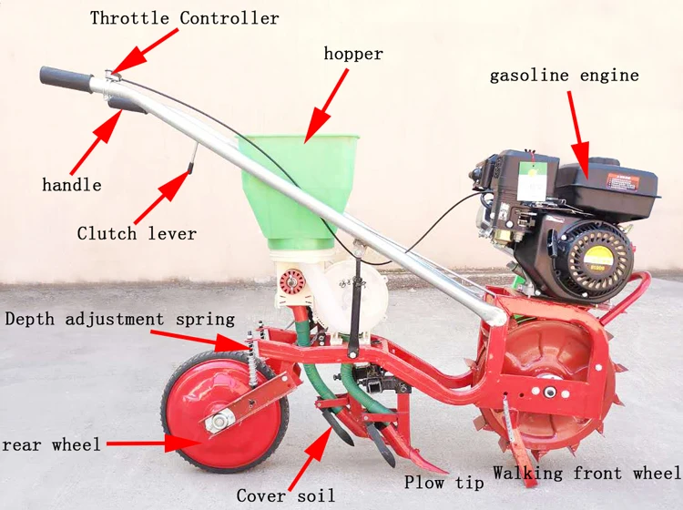 Corn and Bean Seeder Peanuts Kidney Bean Sorghum Seeder and Fertilizer ...