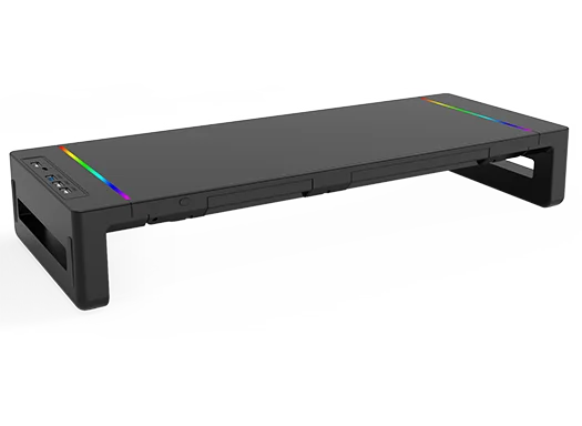 Multifunction Monitor Riser with USB Docking & RGB Light