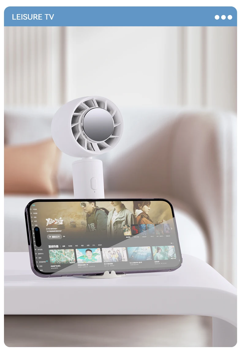 Semiconductor Refrigeration Fan 100 Speed Wind Ice Cooling Portable ...