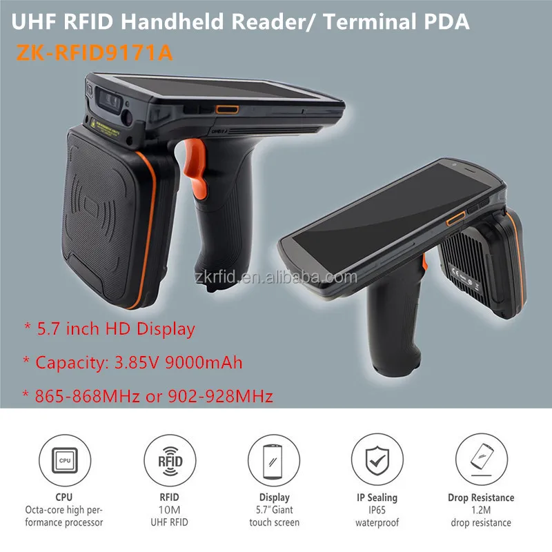 Handheld Terminals Iso18000 6c Rfid Pda Reader,Mobile 5.7inch Reader ...
