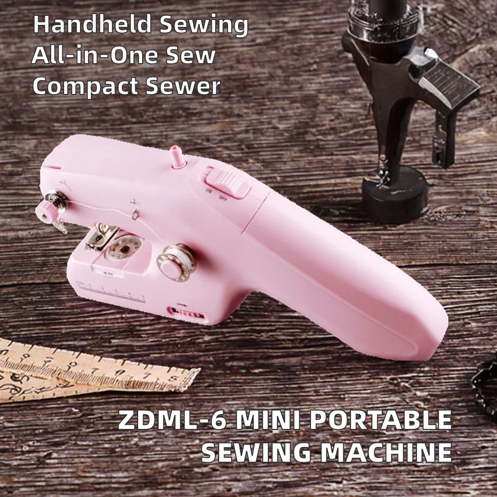 ZDML-6 New Mini Portable Overedge Lingerie Sewing Machine Single ...