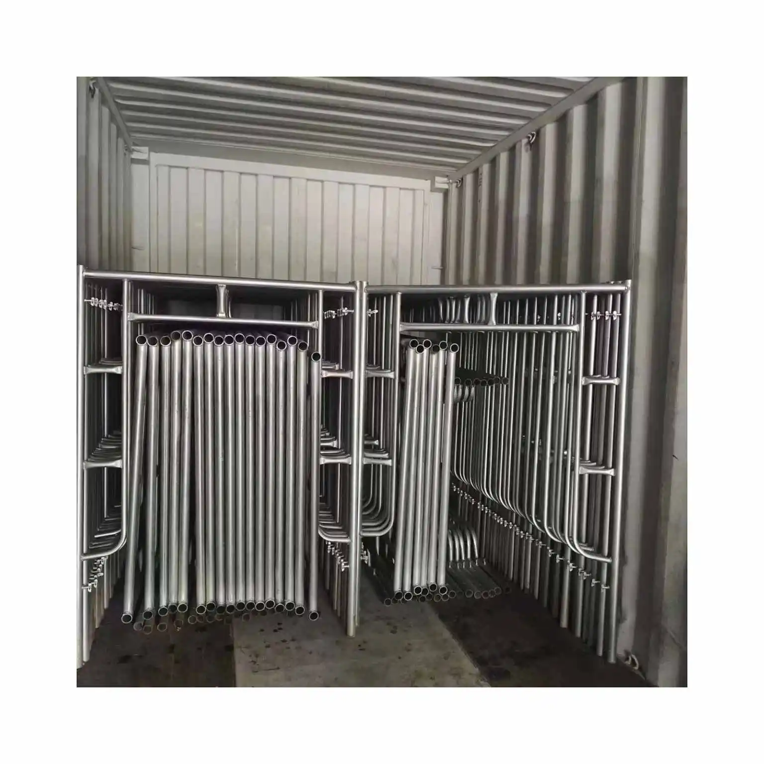 Galvanized Ladder Frame Scaffolding X Tubular A Frame Scaffold Tower ...
