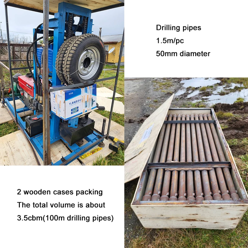 22HP Diesel Drilling Rig - Deep Water Well Borehole Machine