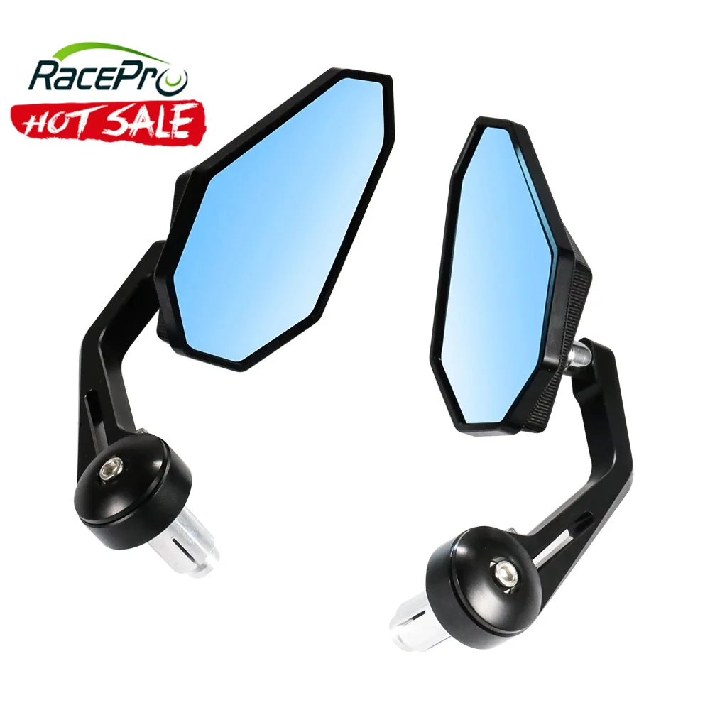 RACEPRO Universal Motorcycle Rear View Mirror CNC Motorcycle Mirror Bar ...