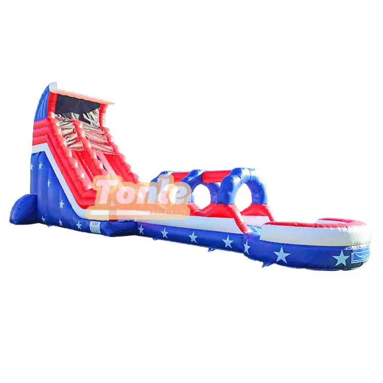 20ft tall wave slide inflatable water slide with detachable slide for ...