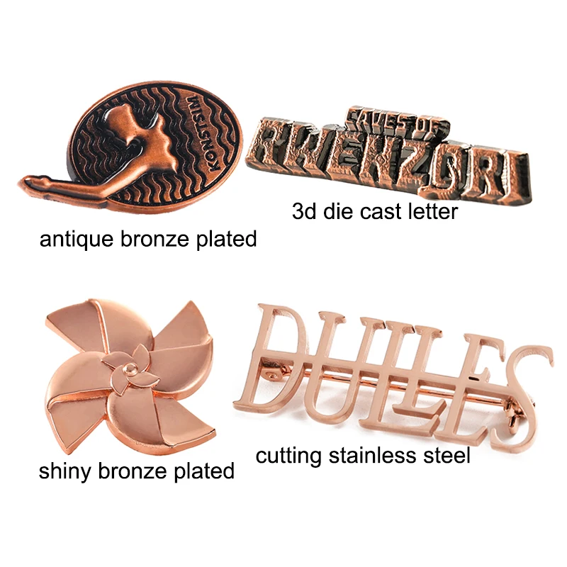 Alibaba.com: Custom Jewelry Fashion Brooches in Gold or Silver Metal ...
