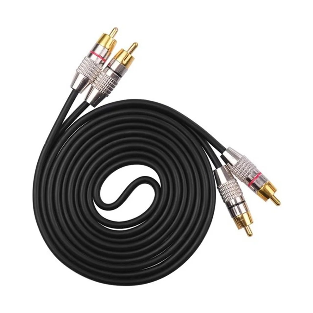 Custom 2 Channel Rca Cable Assemblies Gold Audio Cable 2rca to 2rca ...