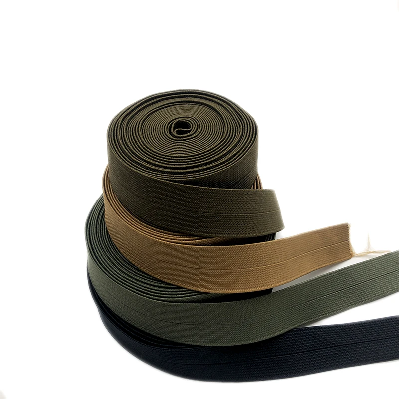 20mm Folded Tape Stretch Webbing - Elastic Bias Binding