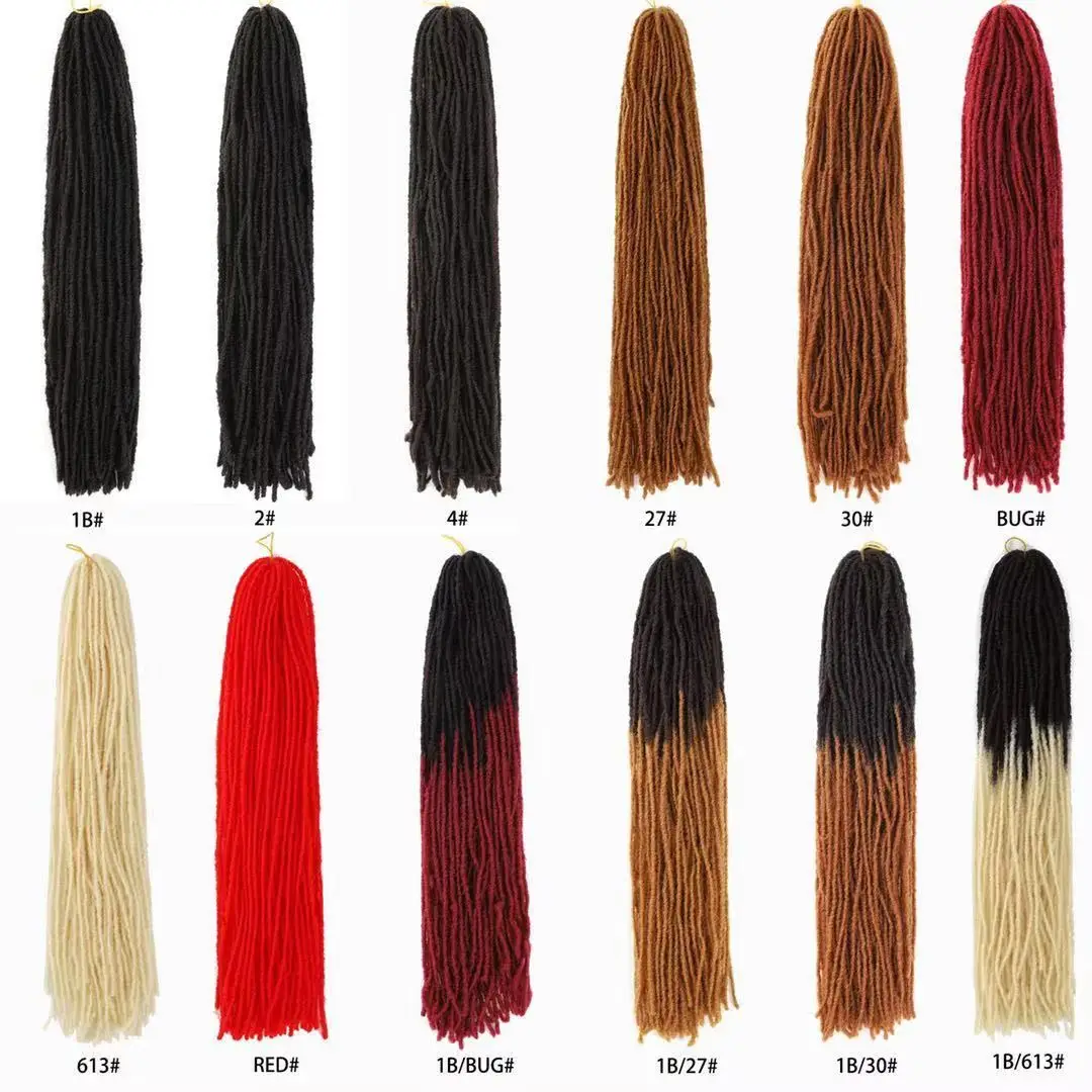 Sister Lock Crochet Faux Locs Soft Hair Mini Locs Crochet Dreadlocks ...