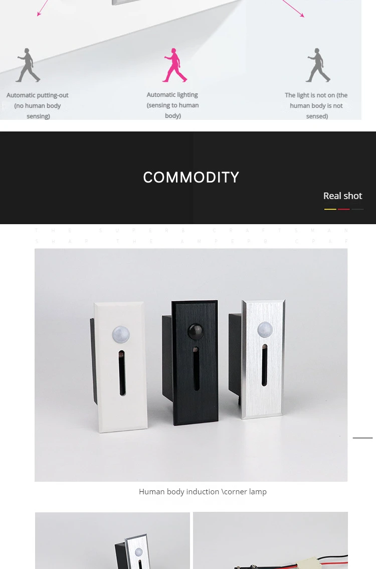 Outdoor Short-length Recessed Led Stair Light Switch Control 3w Step ...