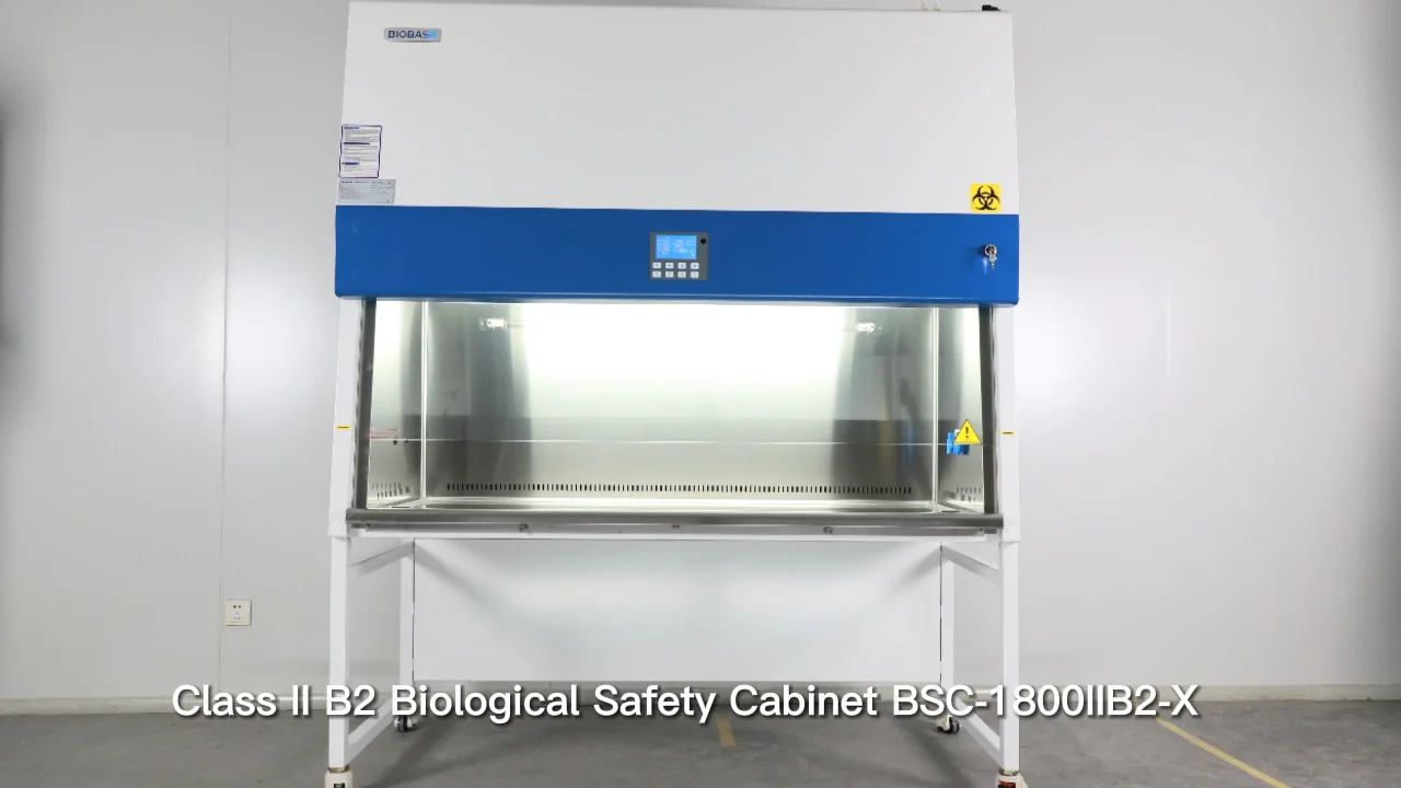 China Class Ii B2 Biosafety Safety Cabinet Bsc-1800iib2-x With Time ...