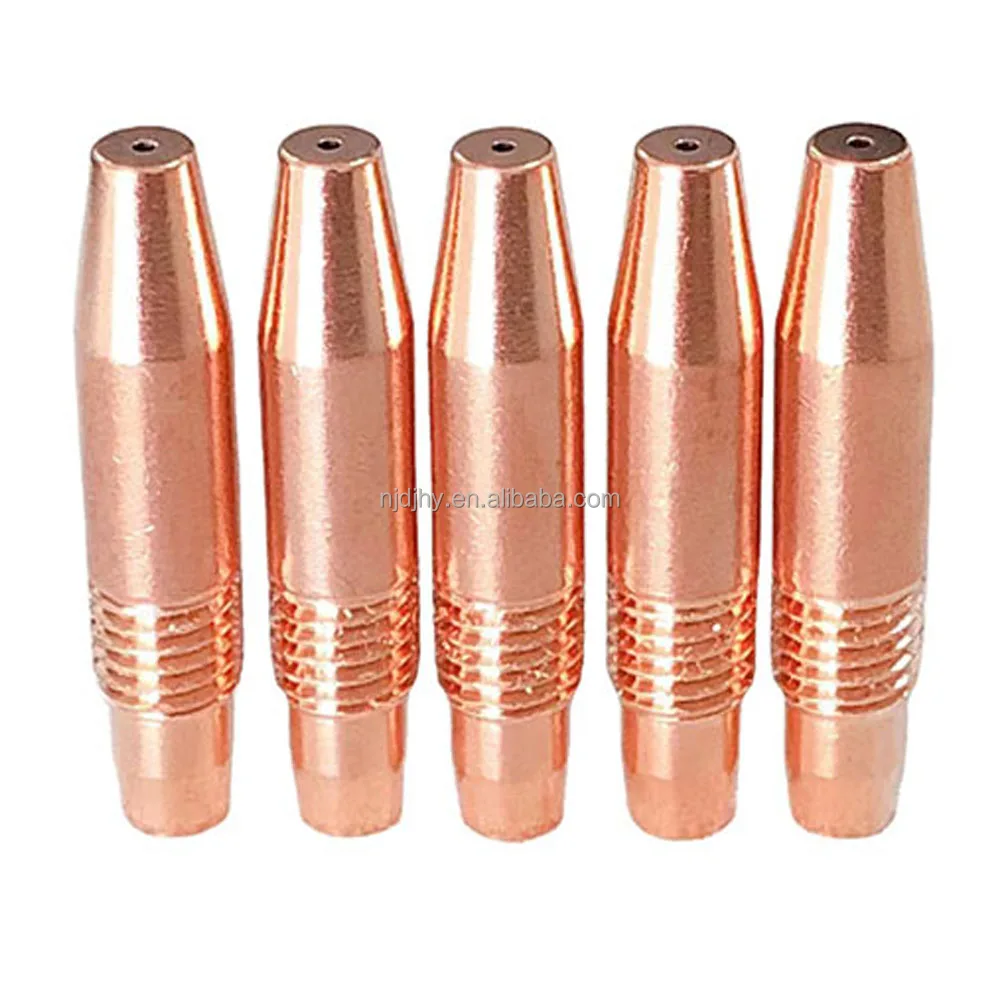 Welding Tips For Mig/mag Welding Chromium Zirconium Copper Contact Tip ...