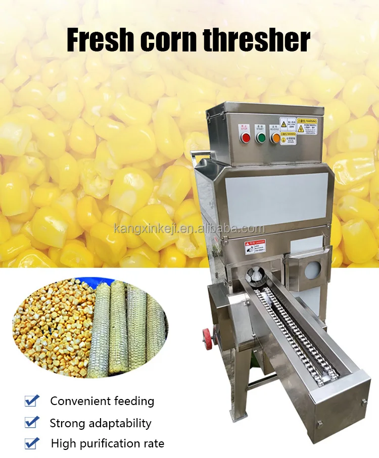 Automatic Sweet Corn Husker Maize Thresher In Philipins Peeling Plant ...
