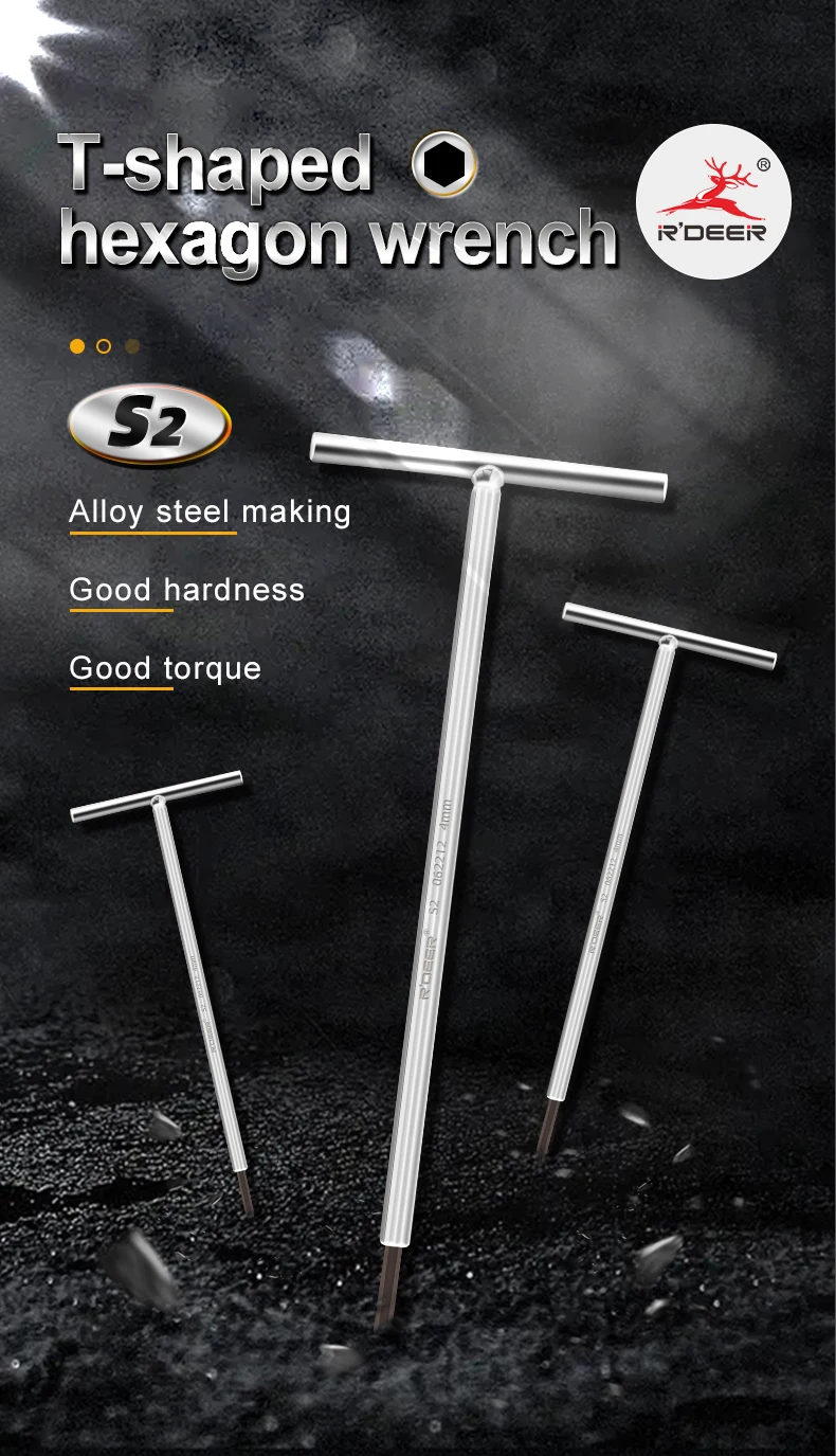 T-shaped Internal Hexagonal Wrench With Multi-purpose Three End Plum ...