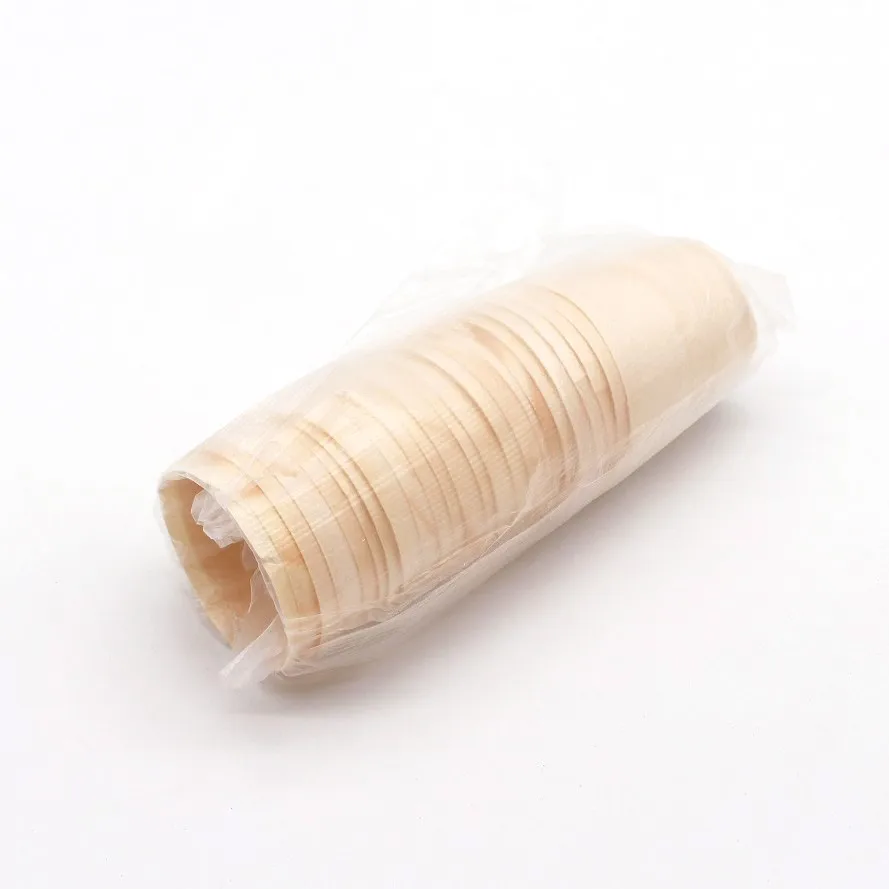 Wooden Tea Drinking Cups Disposable Pinewood Dessert Cup For Restaurant ...