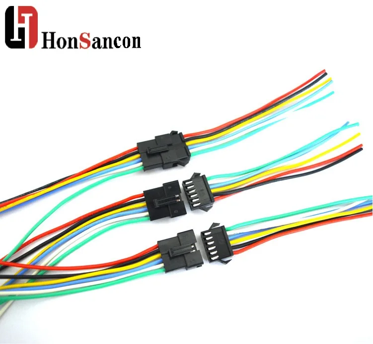 Customized JST SM 3 Pin LED Connector - 15cm Cable Assembly