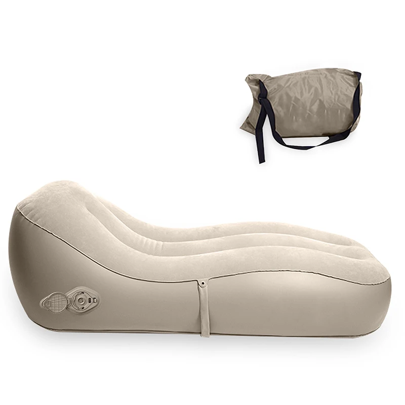One-key Fast Inflating Air Lounger Chair With Rechargeable Pump ...