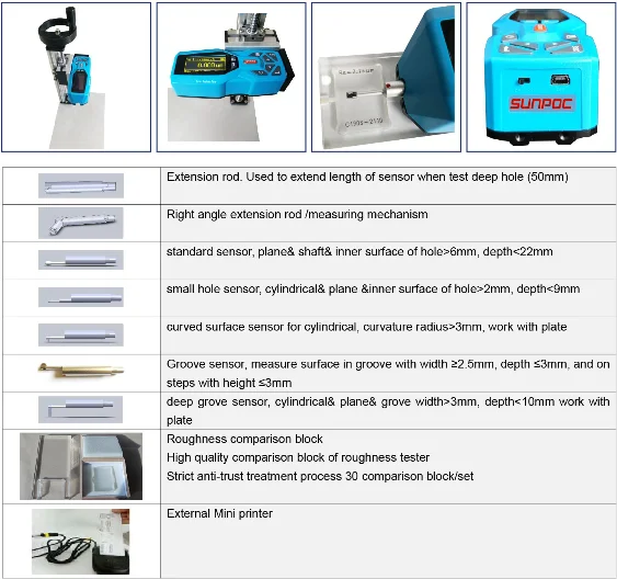 Sensor Surface Roughness Tester Testing Instruments DNT Test Equipment ...