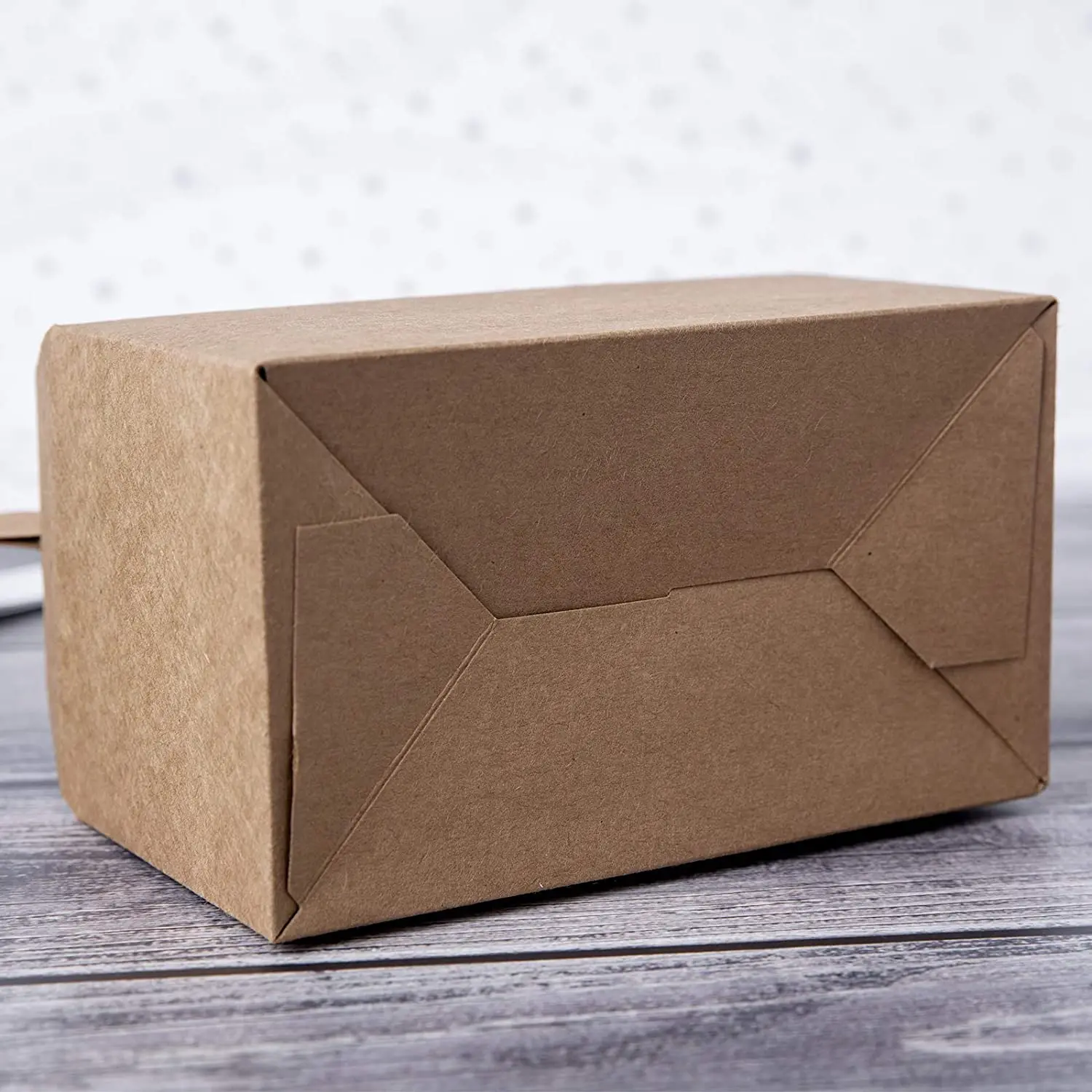 Custom Disposable Kraft Paper Food Packaging Auto Lock Bottom Bakery ...
