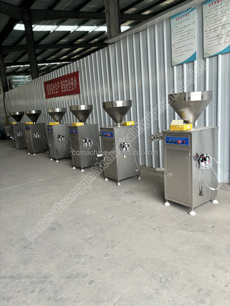 Hydraulic Sausage Stuffer Chicken Sausage Stuffing Machines Pneumatic ...
