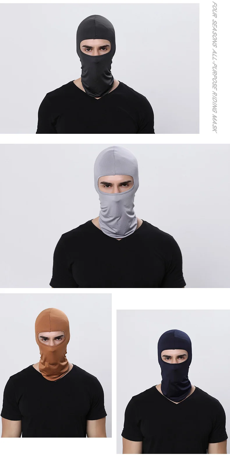 Wholesale Custom Logo Naja Black Balaclava - Breathable, Versatile