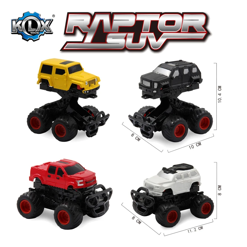 Friction Power Diecast Model Bouncing Off-road Vehicles Inertia Car ...