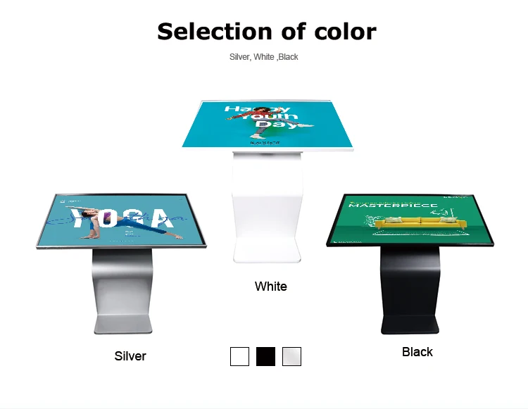 32 Inch Self Service Kiosk Lcd Horizontal Touch Information Kiosk 1080p ...