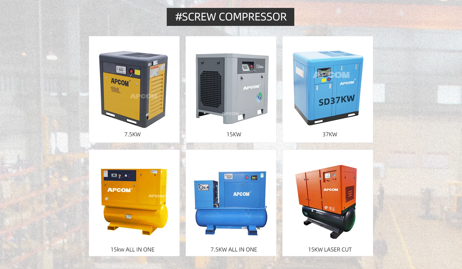 Shanghai APCOM Compressor Machine Co., Ltd. - Air Compressor