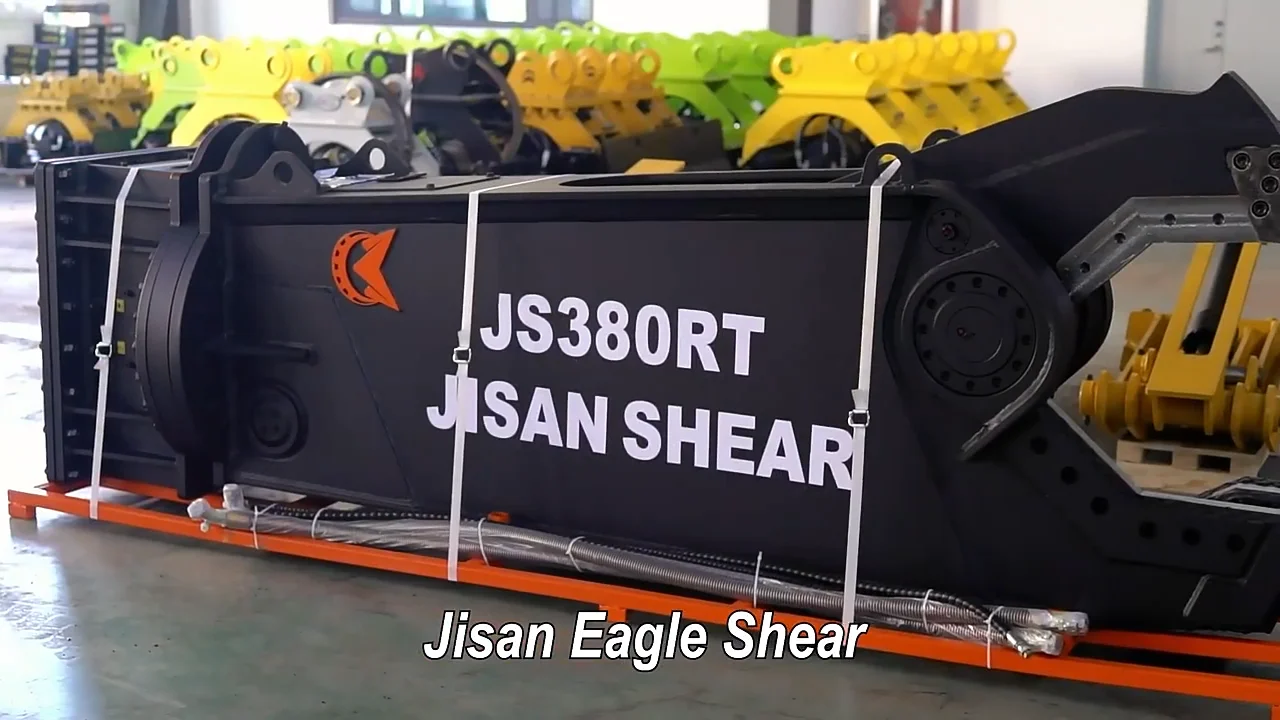 6-50t Excavator Attachment 360 Degree Rotary Hydraulic Shear For ...