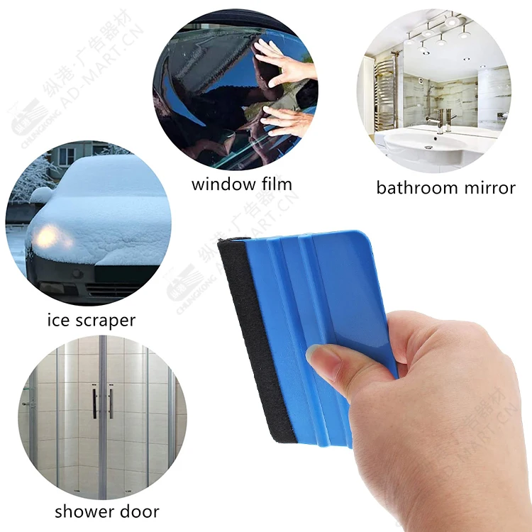 Window Tint Tools Blue Vinyl Squeegee In Transfer Film Window Film ...