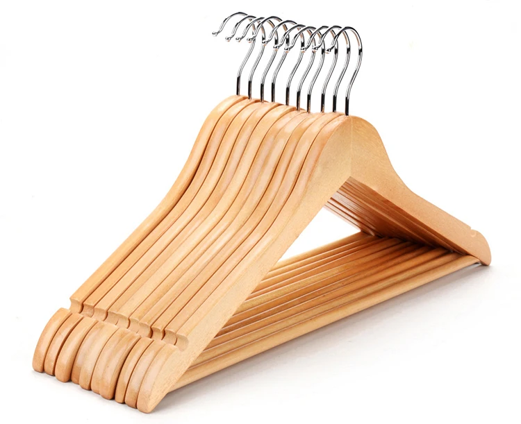 19 Years Manufacture Free Sample Wooden Suit Hangers Low Moq Wood ...