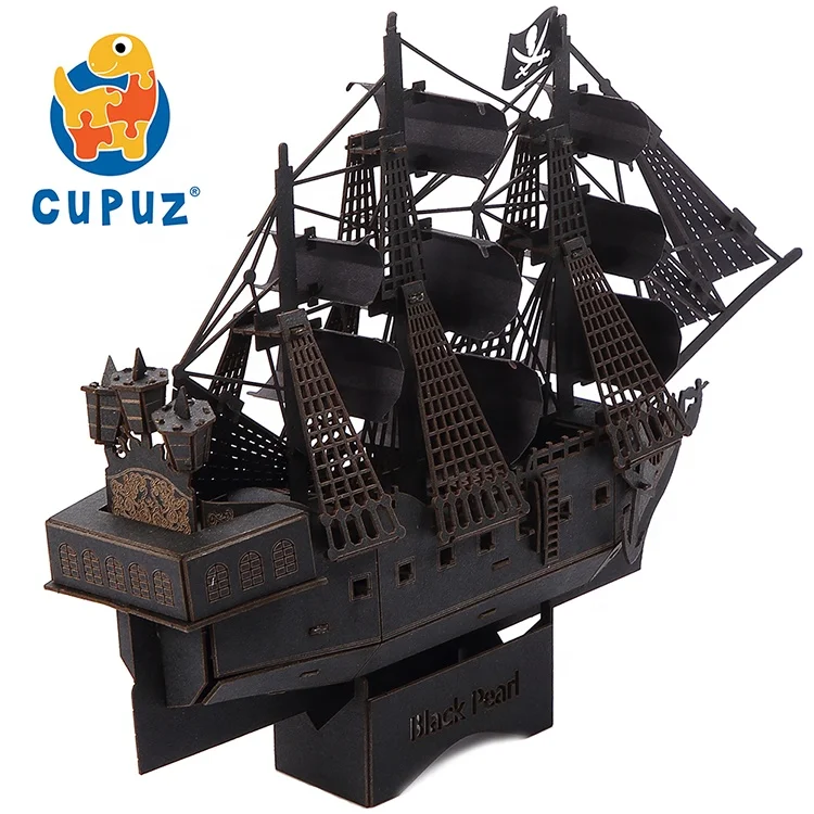 Alibaba.com: 3D Pirate Ship Cardboard Puzzle Model, eco-friendly DIY ...