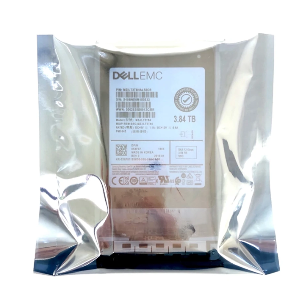 Stock 3.5inch Sas 8tb 4xb7a14125 12g 7200rpm De4000h De6000 De600s ...