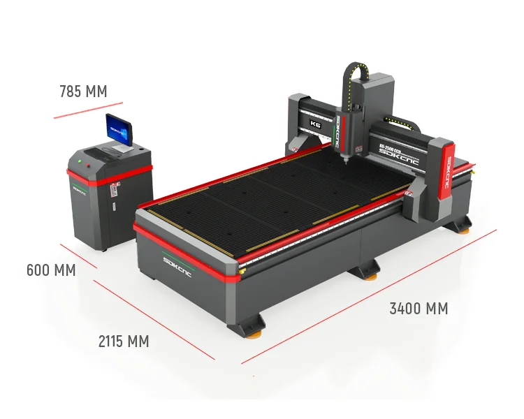 Heavy-duty Cnc Router Engraving & Milling Machine For Cutting Aluminum ...