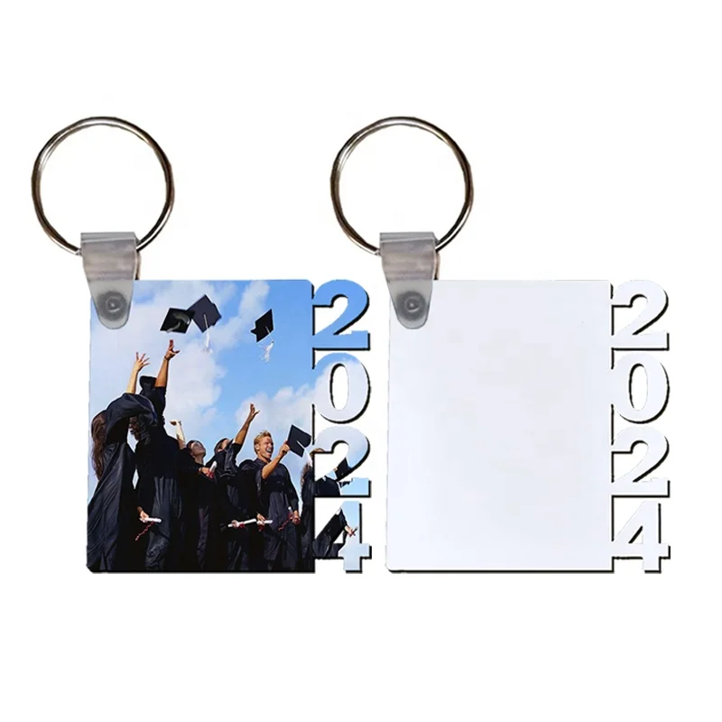DIY Personalized Design Printable Grad 2024 Key Ring Sublimation Blank ...