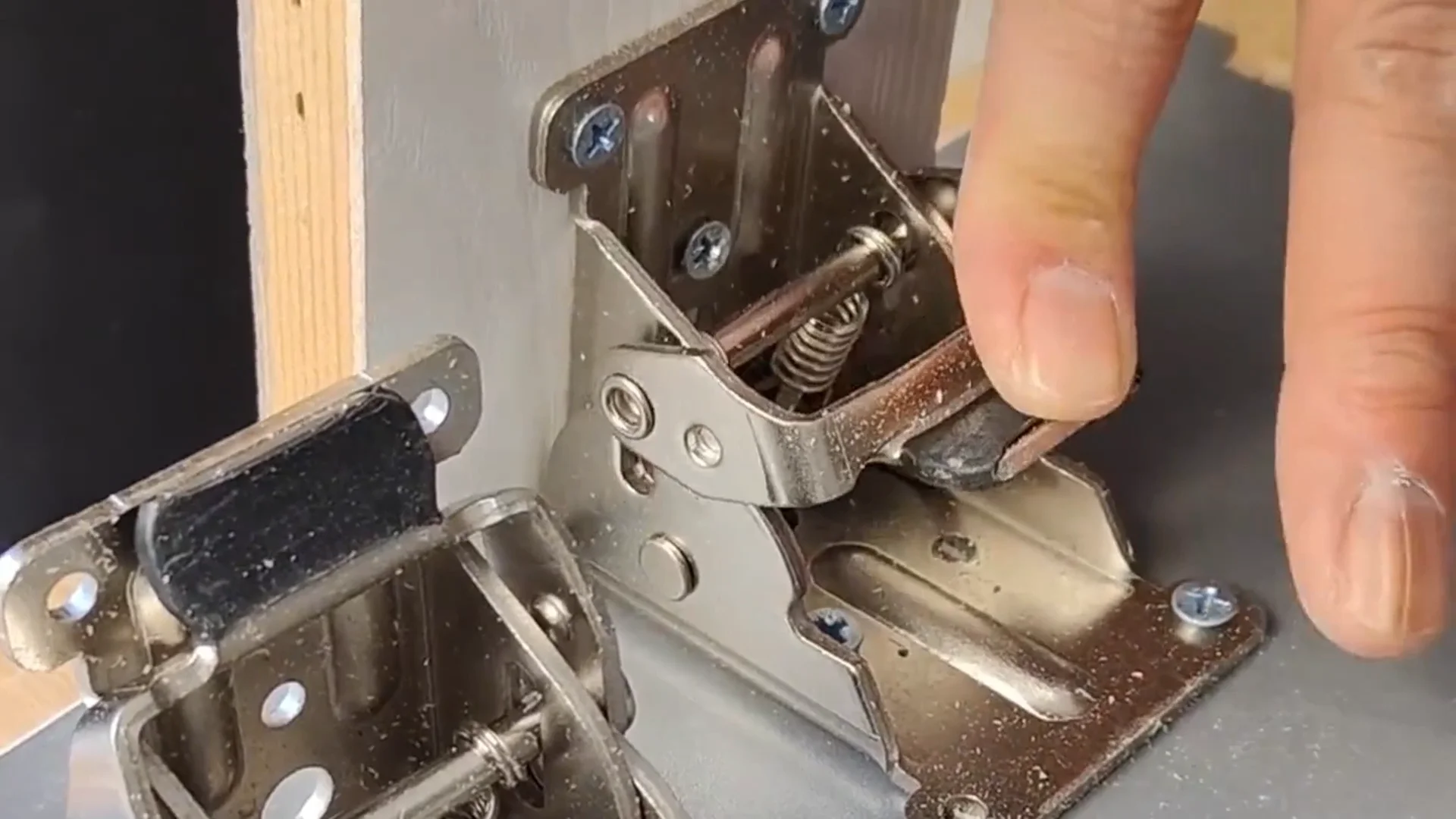 Iron Folding Hinge Table Leg Brackets For Chair Extension Tables ...