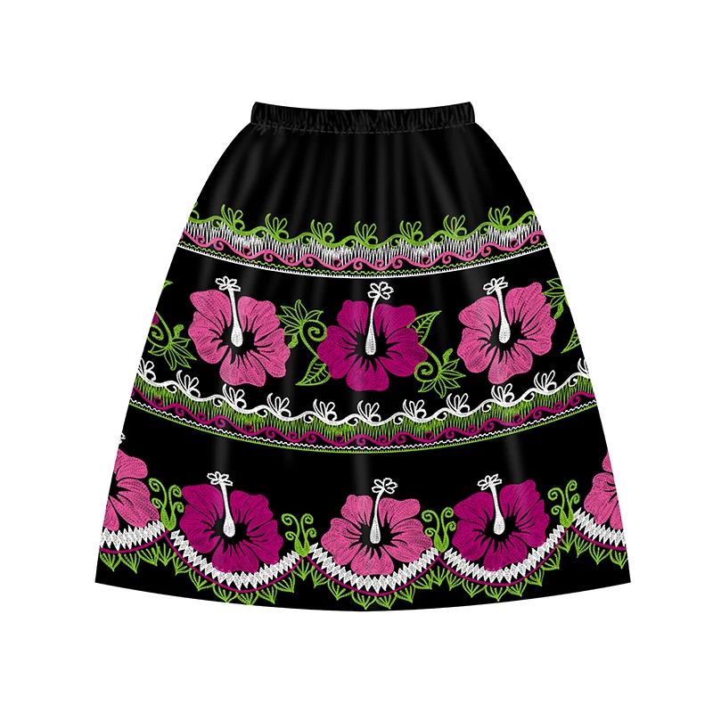 New Fast Delivery Island Style Skirt Hawaiian Print Skirt 100% ...