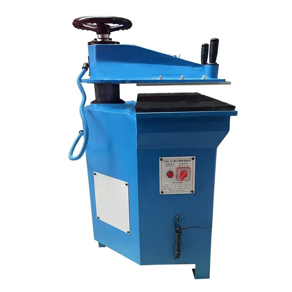 12 Ton Hydraulic Swing Arm Clicker Press - Efficient Die Cutting