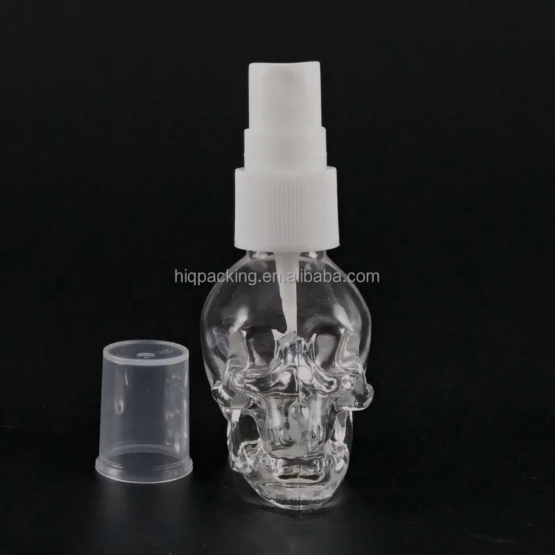 Skull Shape Fragrance Bottle 15ml 50ml Perfume Glass Bottle Spray 1 Oz ...