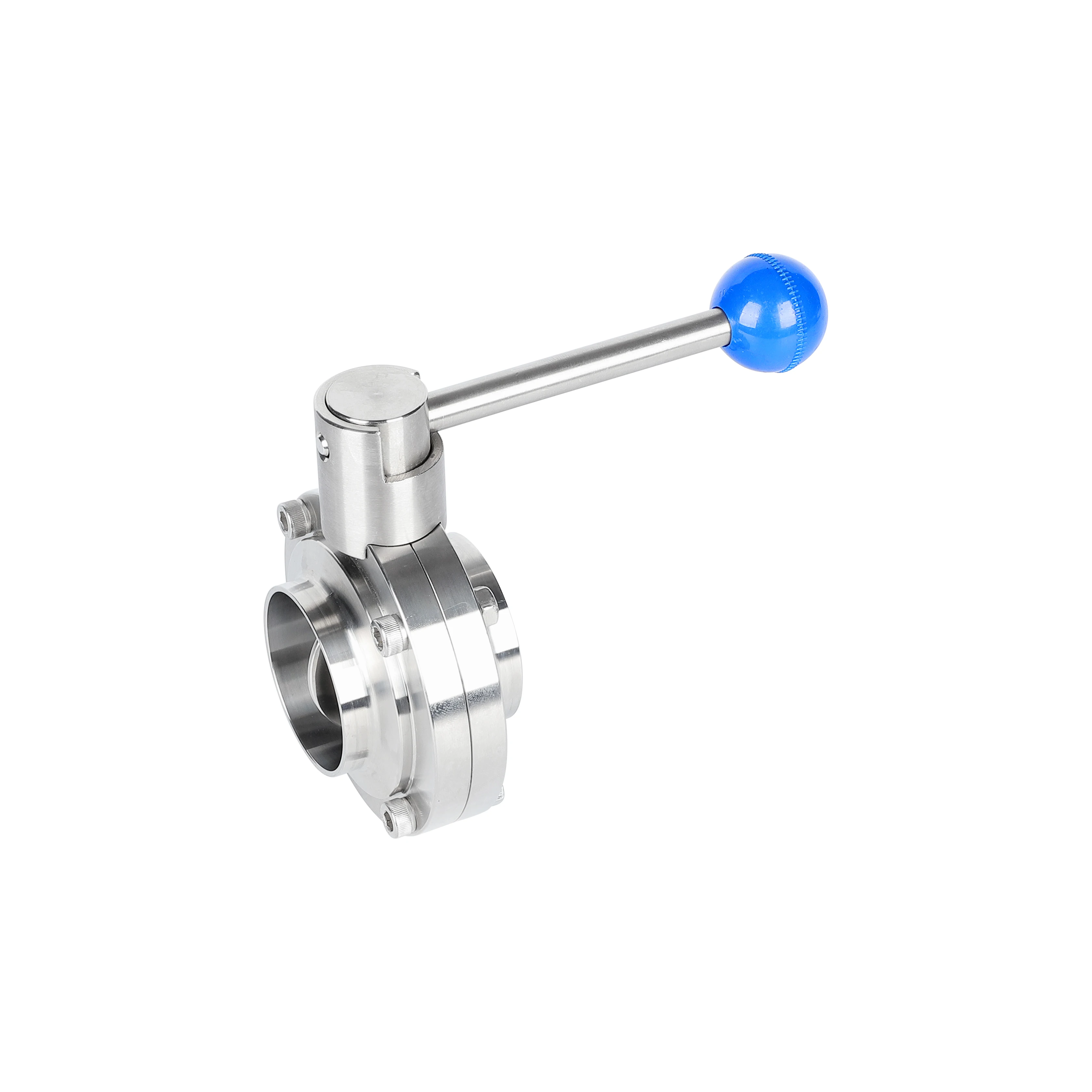 Butterfly Valve Weld Connection Stainless Steel Butt Welding Butterfly ...