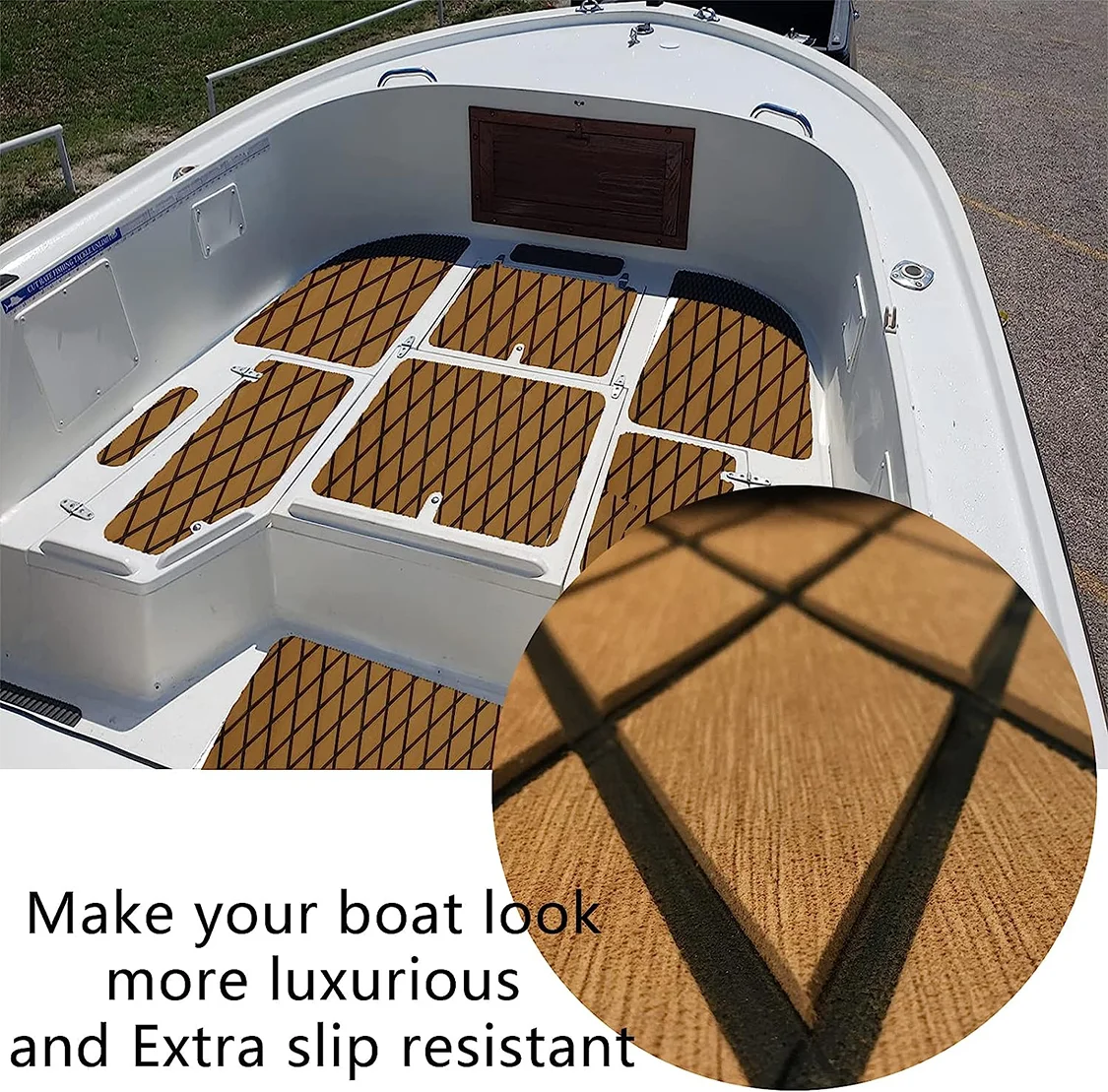 Flexibility Eva Foam Boat Flooring Plastic Marine Flooring Diamond ...